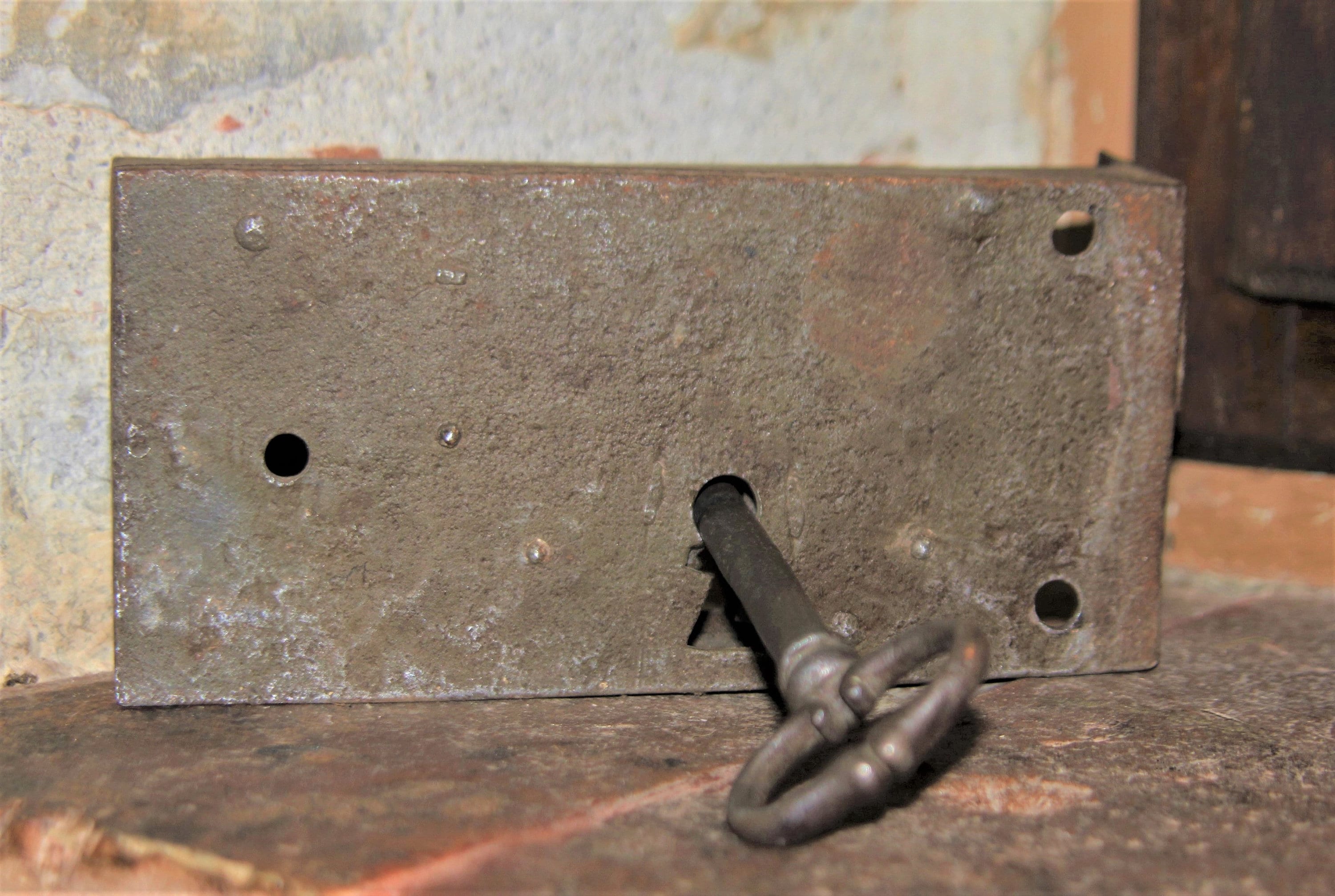 Early 19th Century French Rim Lock & Key With Integral Spring - Etsy