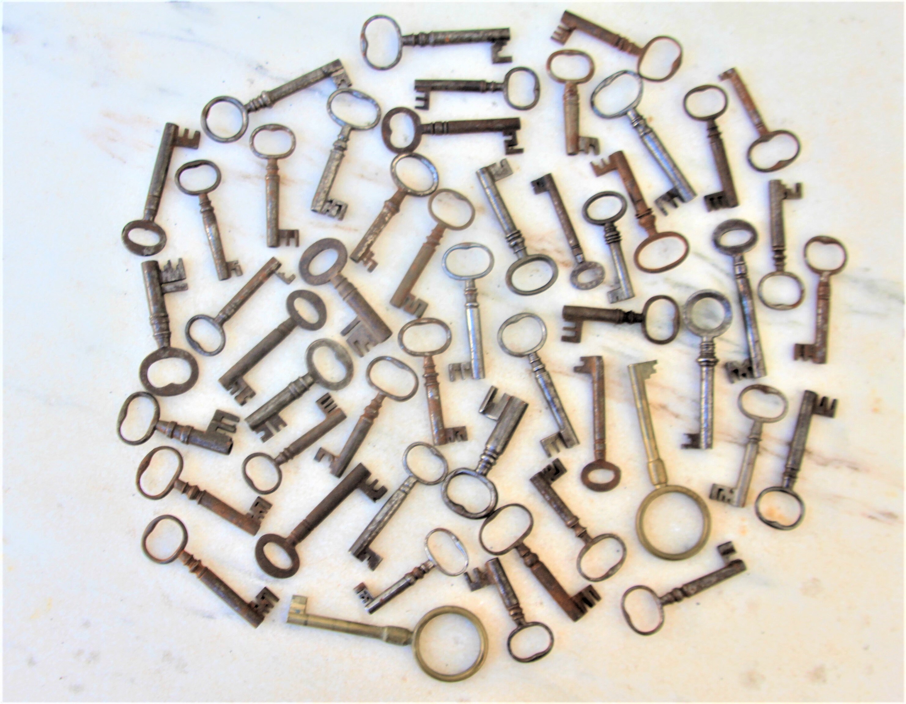 50 Small Decorative Keys From the Georgian Period up to Mid Century - Etsy