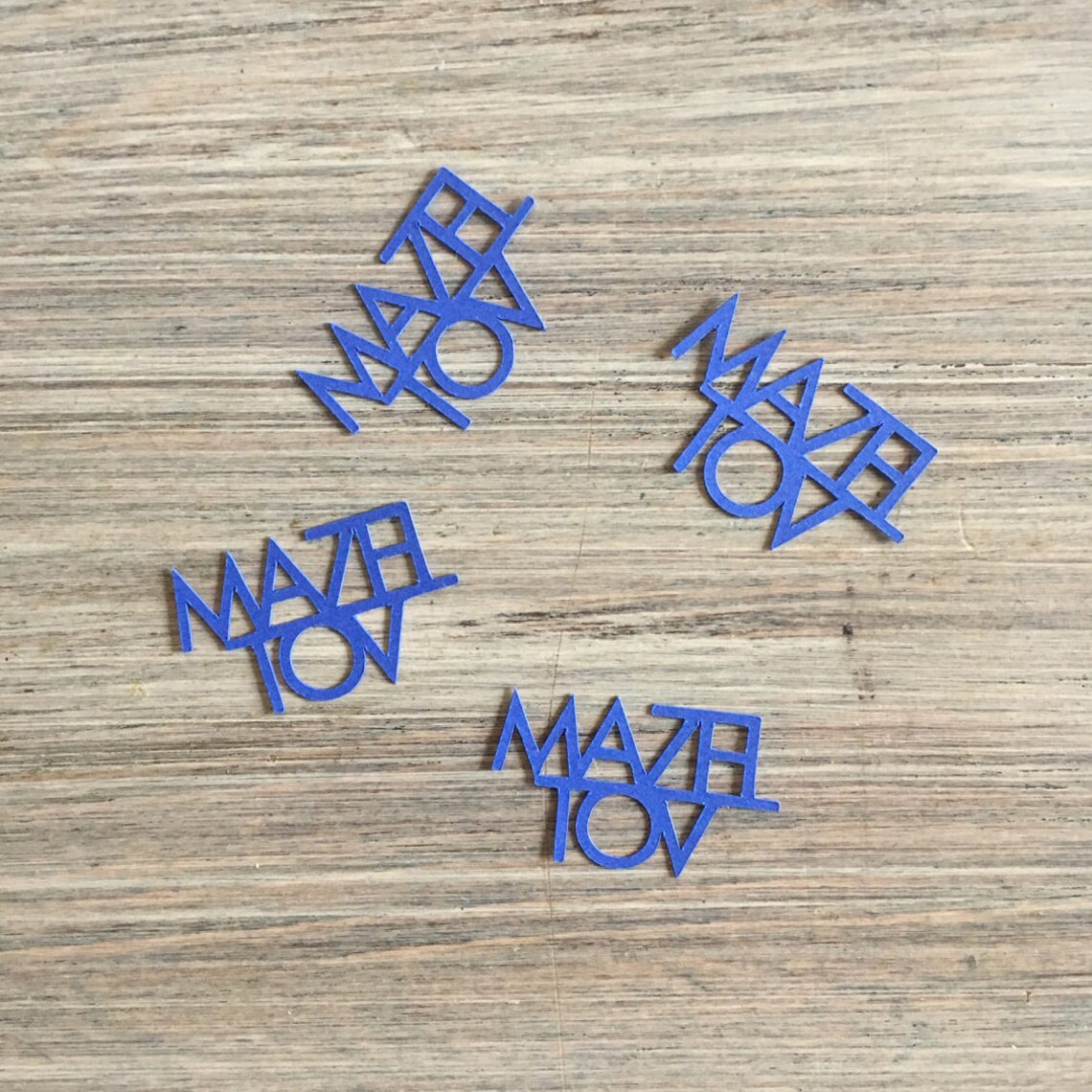 Mazel Tov Confetti Bar Mitzvah Confetti Bat Mitzvah | Etsy