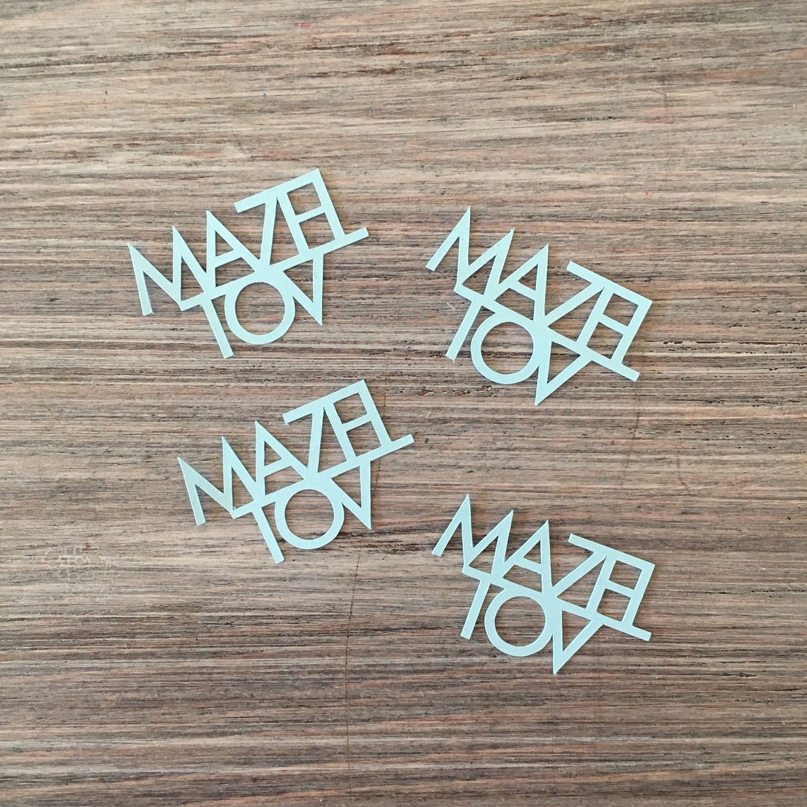 Mazel Tov Confetti Bar Mitzvah Confetti Bat Mitzvah | Etsy
