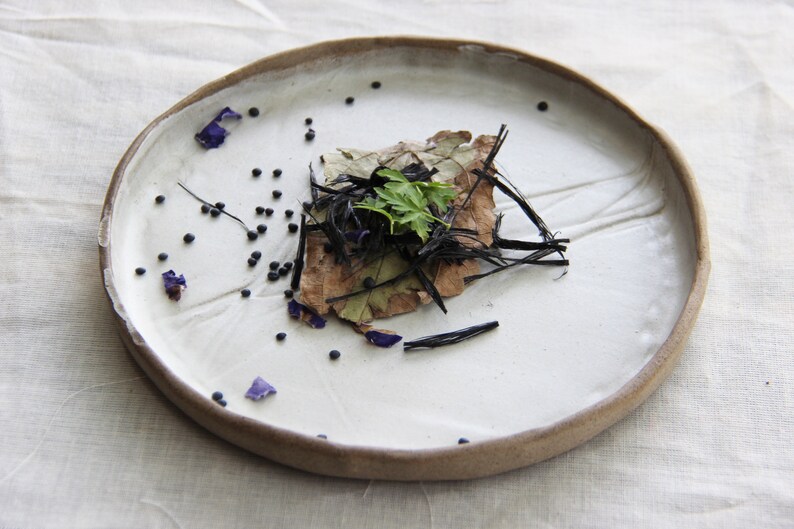 Dinner Plates Set of 12 Raised Edges 9 | Etsy