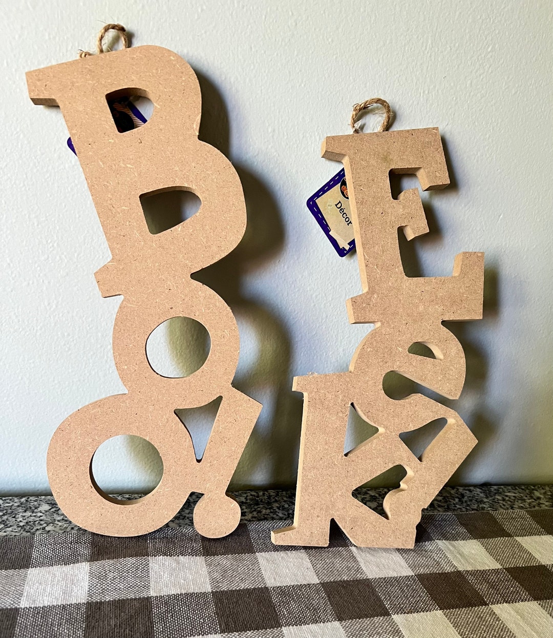 Unpainted Boo or Eek Signs in Your Choice of Design or Color - Etsy