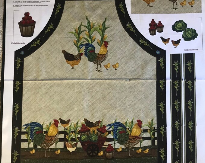 Farm to Market Apron Panels - Etsy