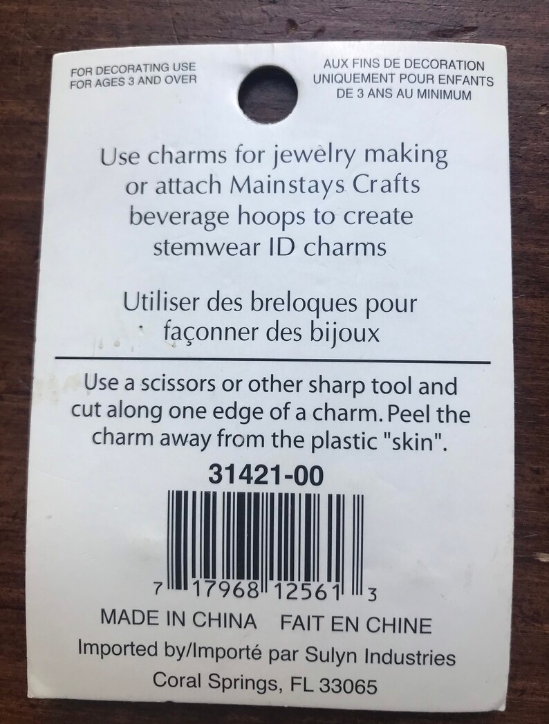 Glamour Girl Charms 4 Piece Set. Brand New - Etsy