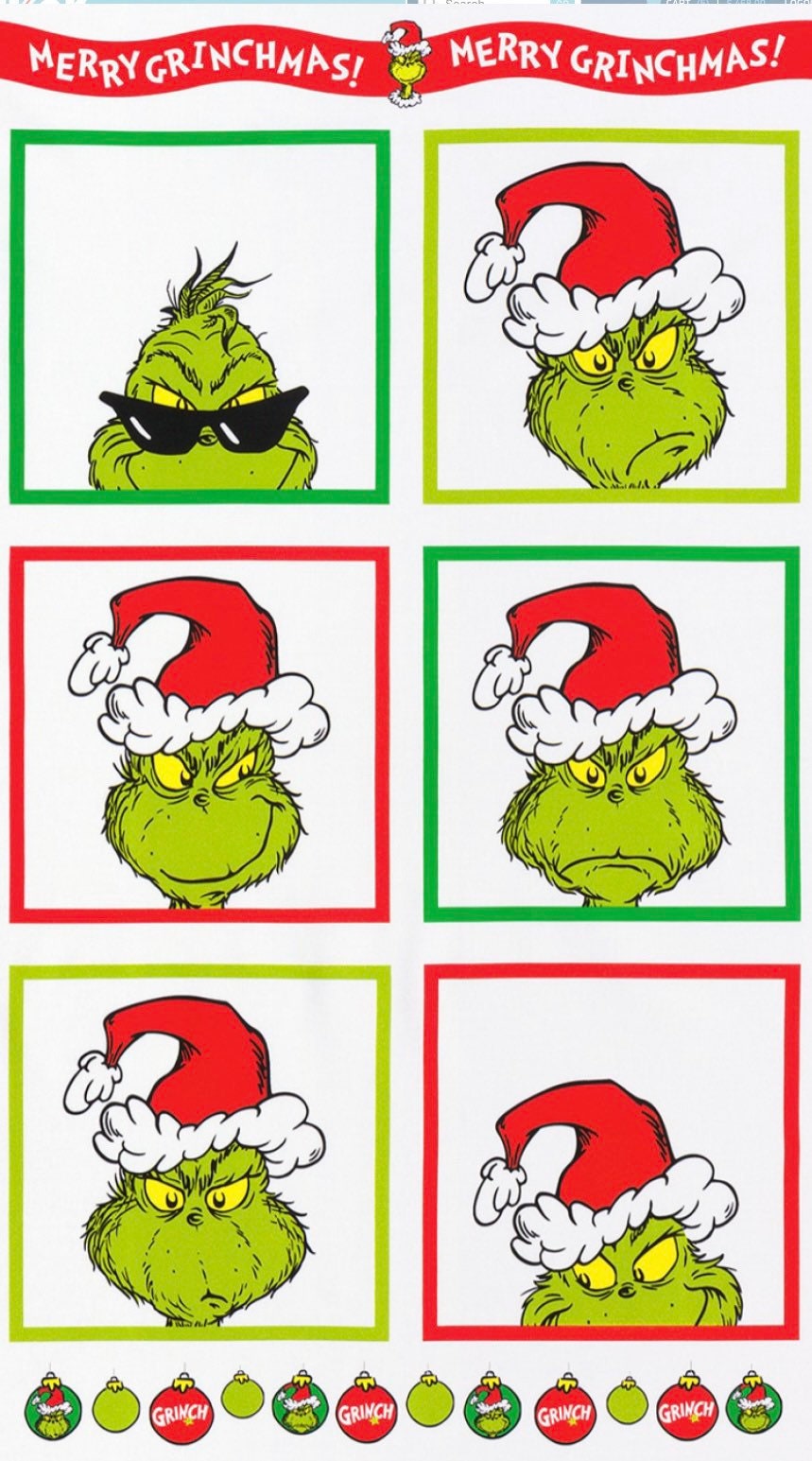 How the Grinch Stole Christmas Block Panel - Etsy