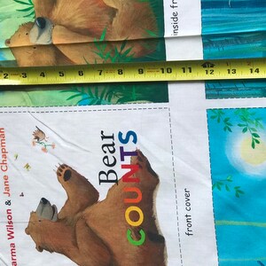Bear Counts Book Panels - Etsy
