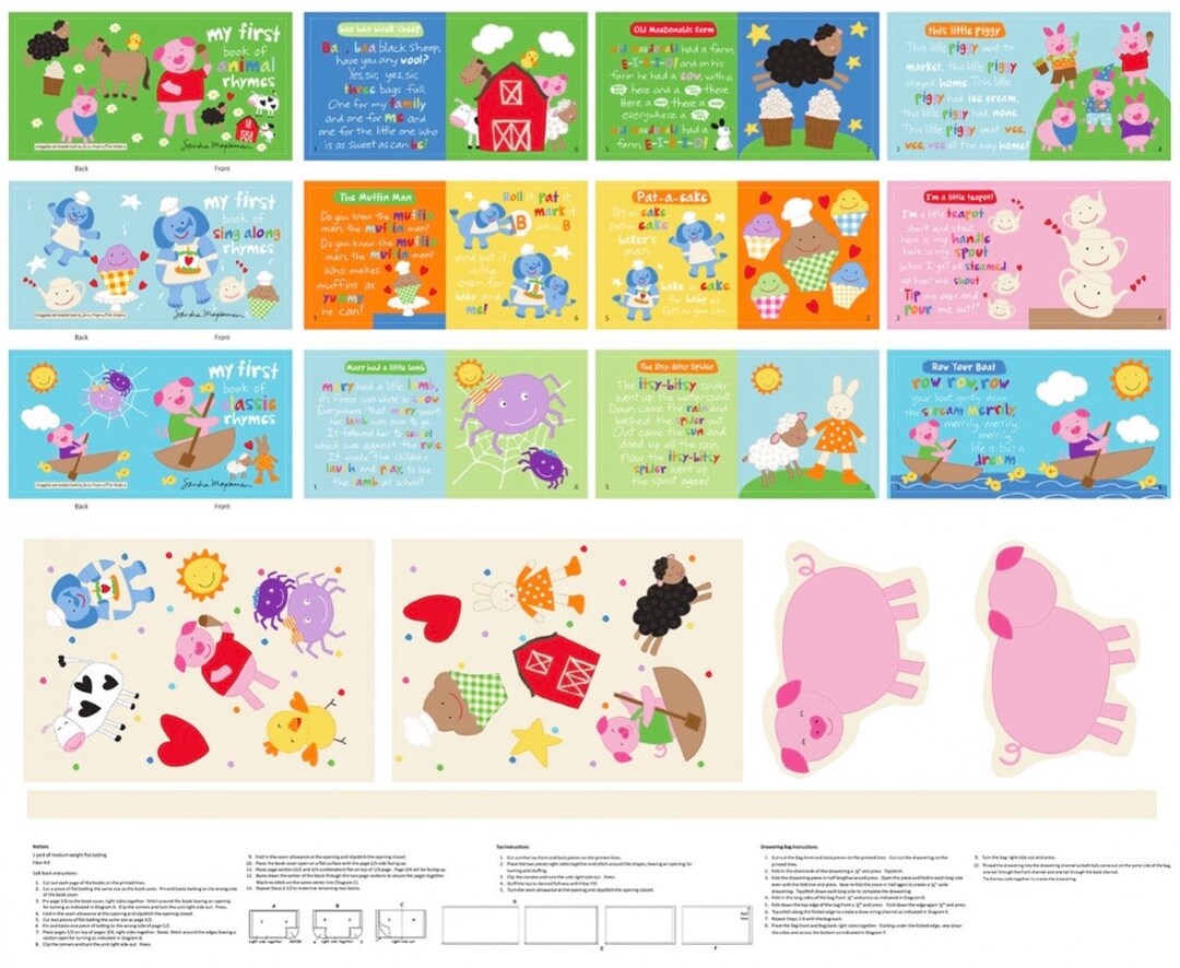 My First Rhymes Book Panel My First Animal Rhymes My First Sing Along ...