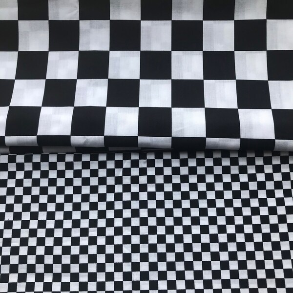 Checkerboard Fabric - Etsy