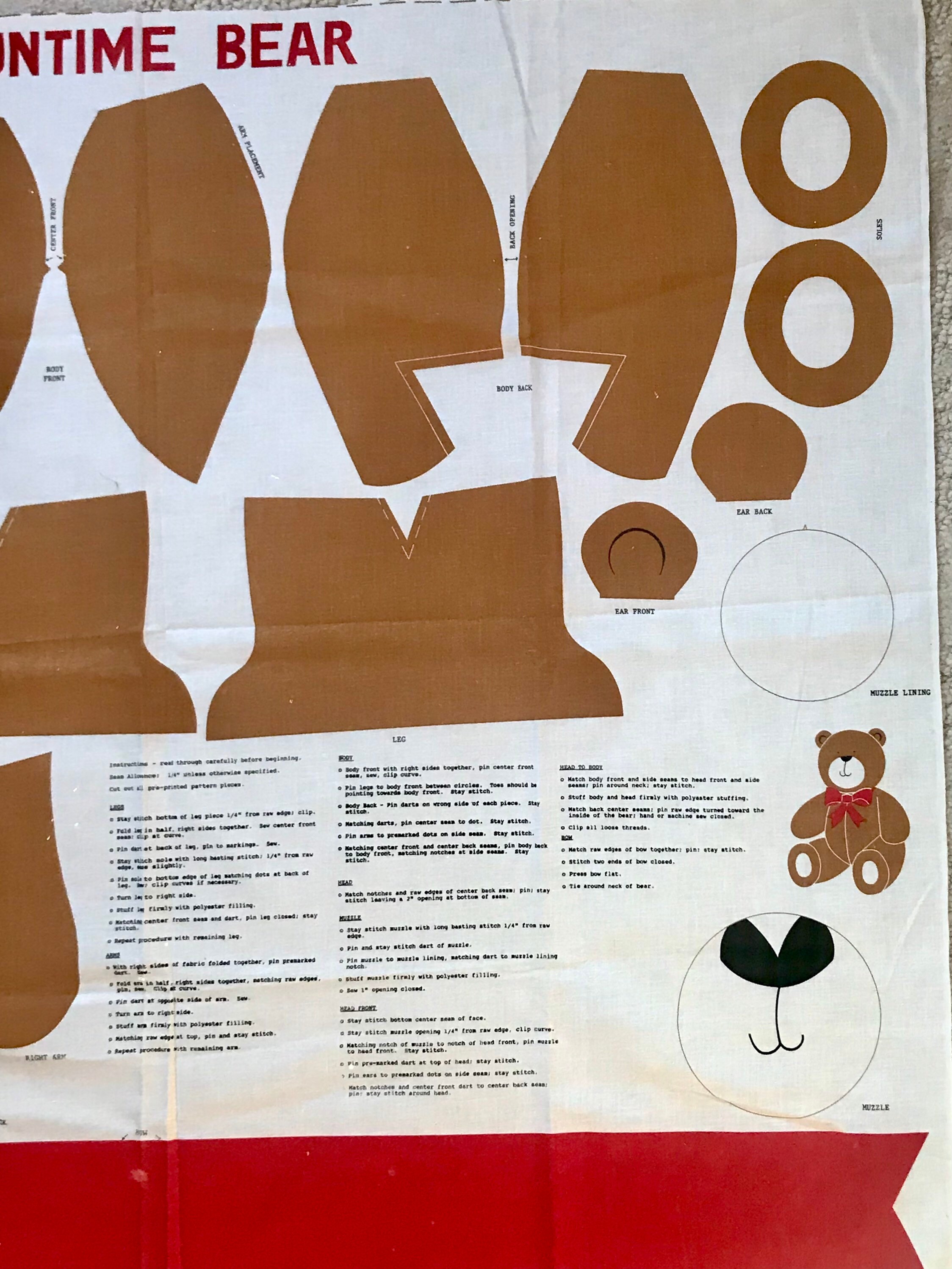 Funtime Bear Panels - Etsy