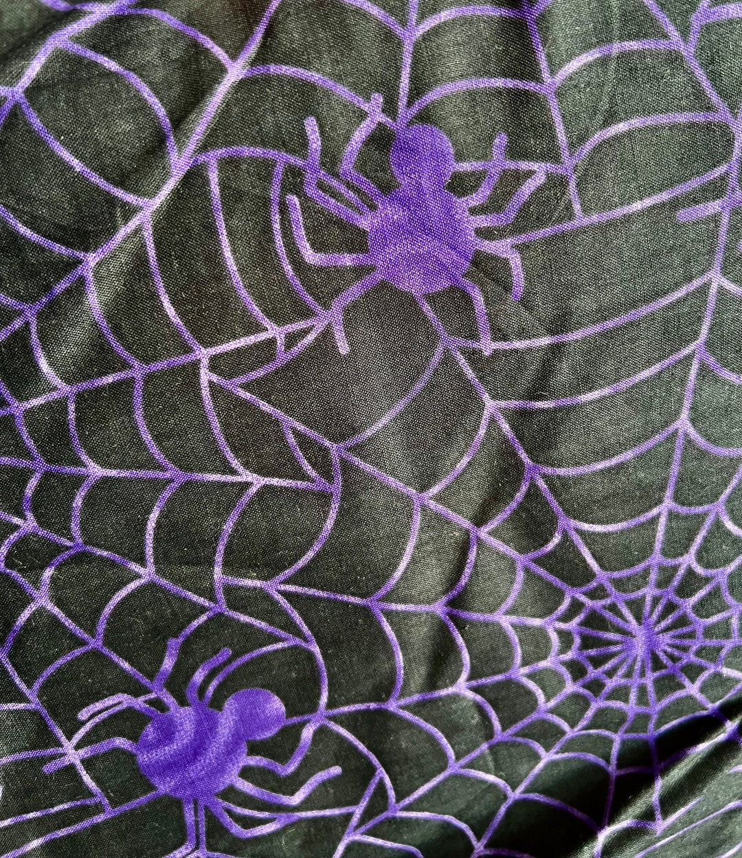 Spider & Web Fabric by the Yard - Etsy