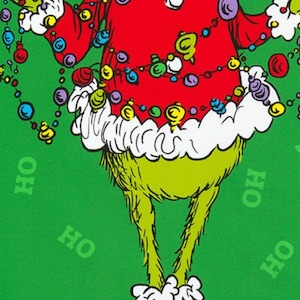How the Grinch Stole Christmas Holiday Panel - Etsy Canada