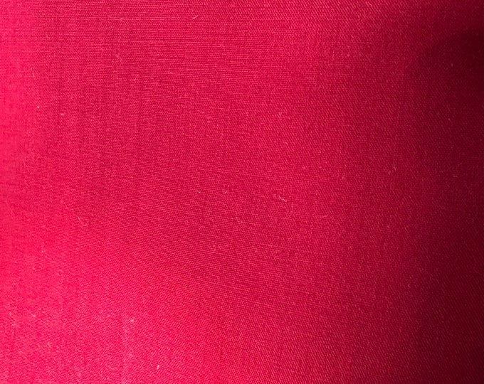 Red Fabric Solid by the Yard - Etsy