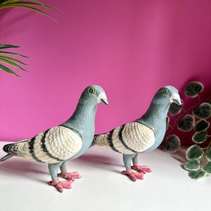 Fab Quirky Cast Iron Pigeon | British Bird Ornament | Standing Pigeon ...