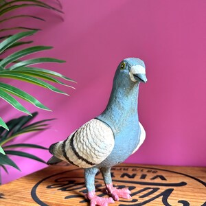 Fab Quirky Cast Iron Pigeon | British Bird Ornament | Standing Pigeon ...