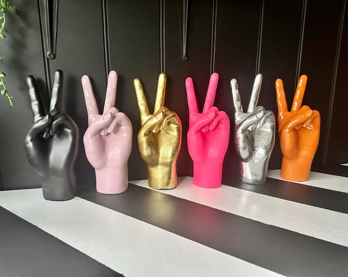 Peace Statue / Desk Statue / Desk Art - Etsy