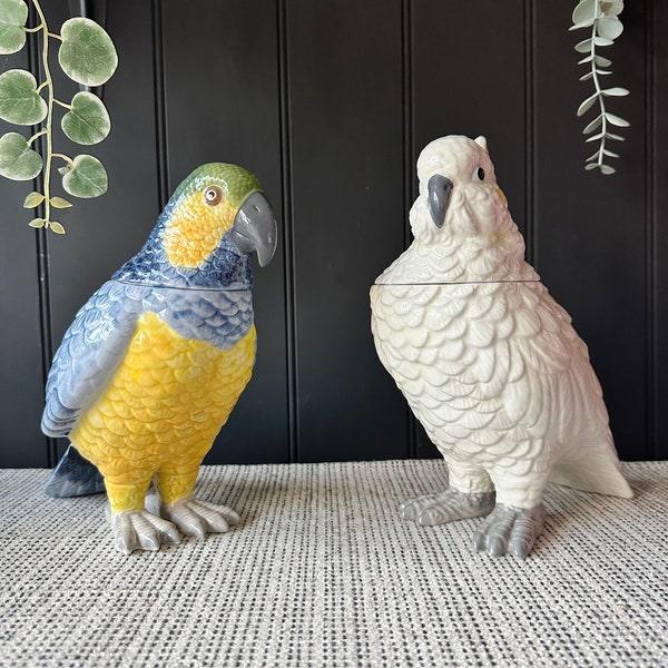 Ceramic Parrot - Etsy