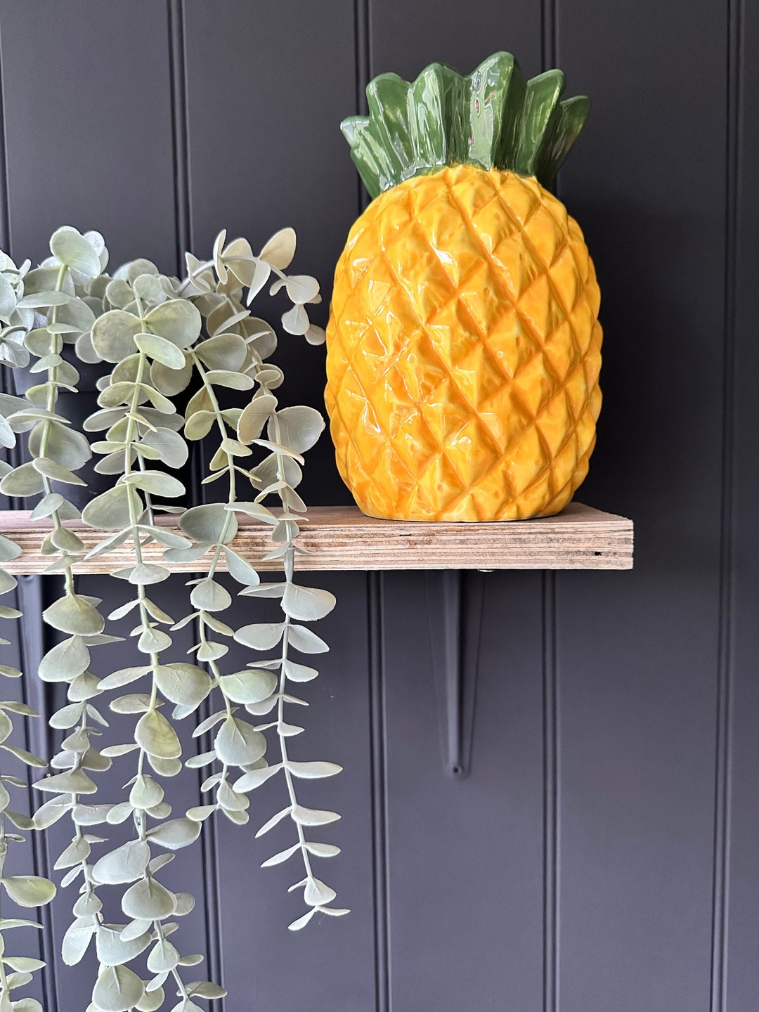 Ceramic Pineapple Stem Vase | Fruit Vase | Fruit Jar | Ceramic Pot | Fruit Decor - Etsy
