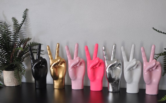 Peace Hand Sign Ornament