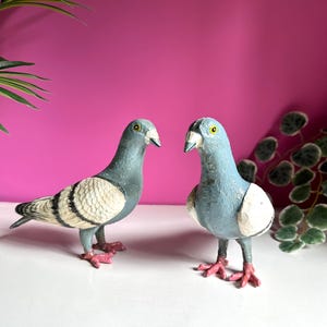 Fab Quirky Cast Iron Pigeon | British Bird Ornament | Standing Pigeon ...
