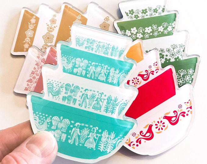 Black Pyrex Nested Mixing Bowls - Etsy