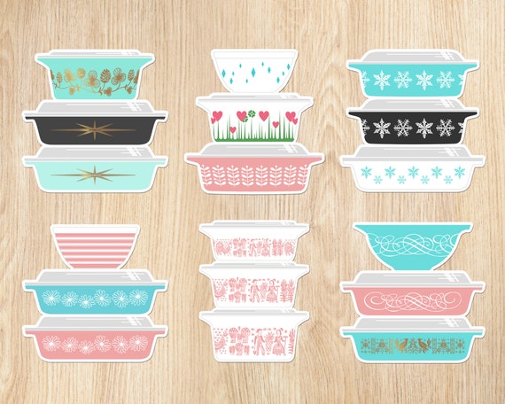 Rare Pyrex Stickers - Etsy