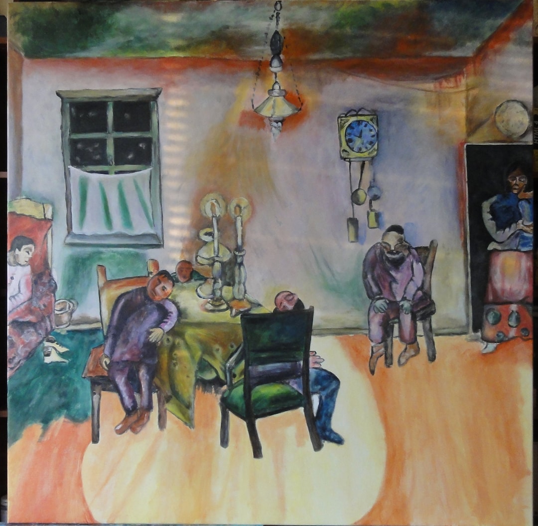 Copy of a Canvas by Marc Chagall sabbath 100 X 100 - Etsy