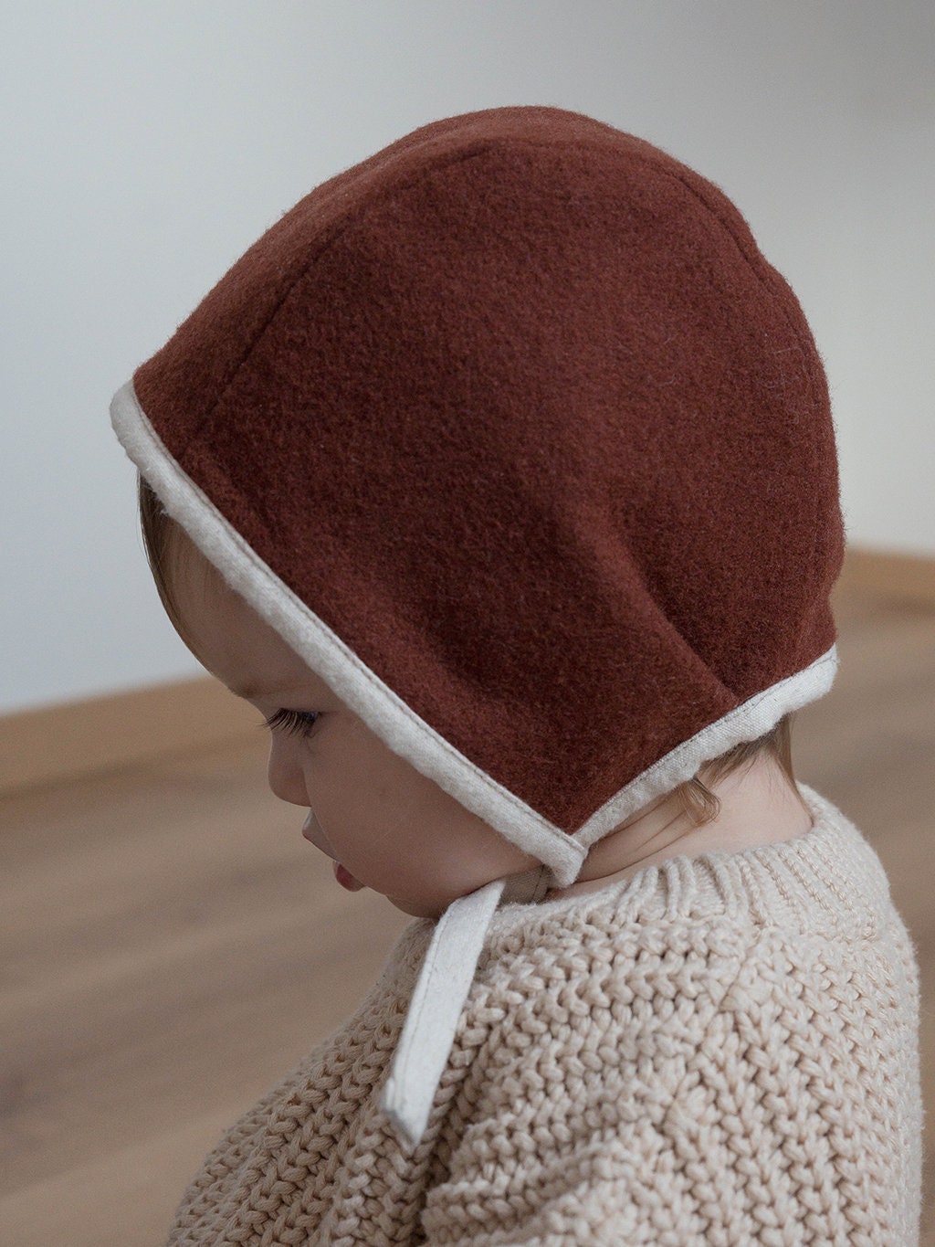 Winter Baby Bonnet Hat Wool Bonnet for Baby - Etsy