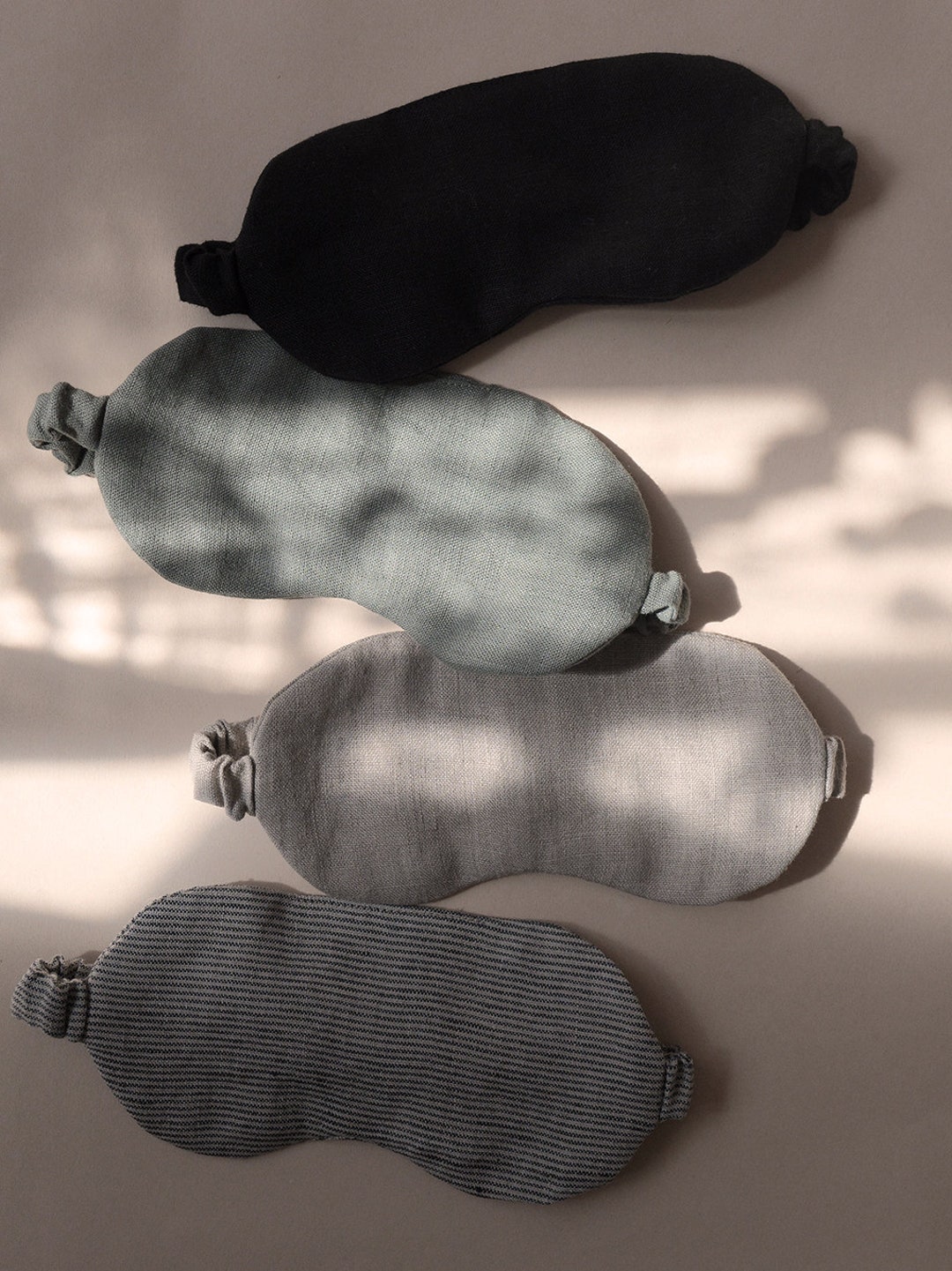 Handmade Linen Sleep Mask: Soft Light Isolation Eye Mask - Etsy