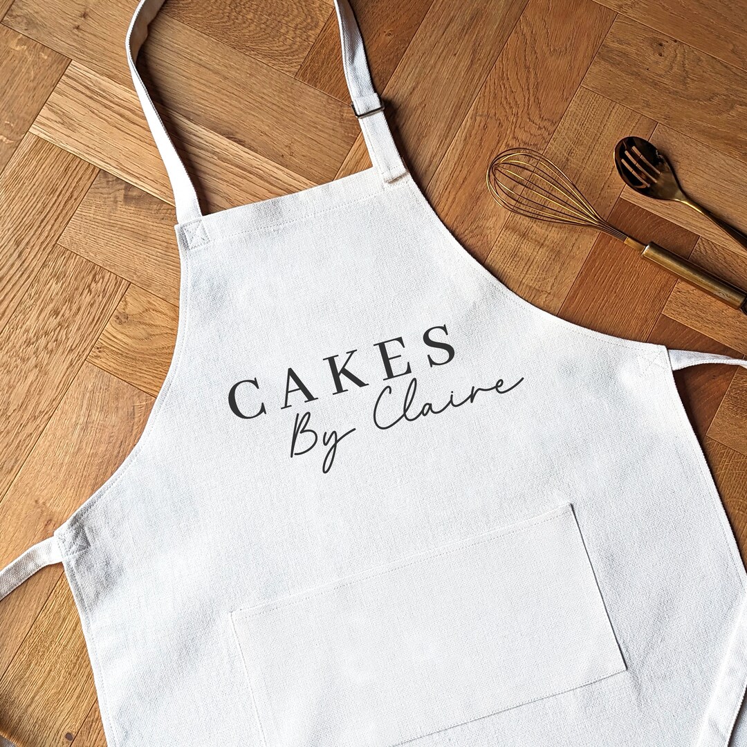 Custom Logo Aprons, Custom Branded Apron, Printed Logo Cake Shop ...