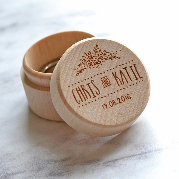 Personalized Ring Box - Etsy