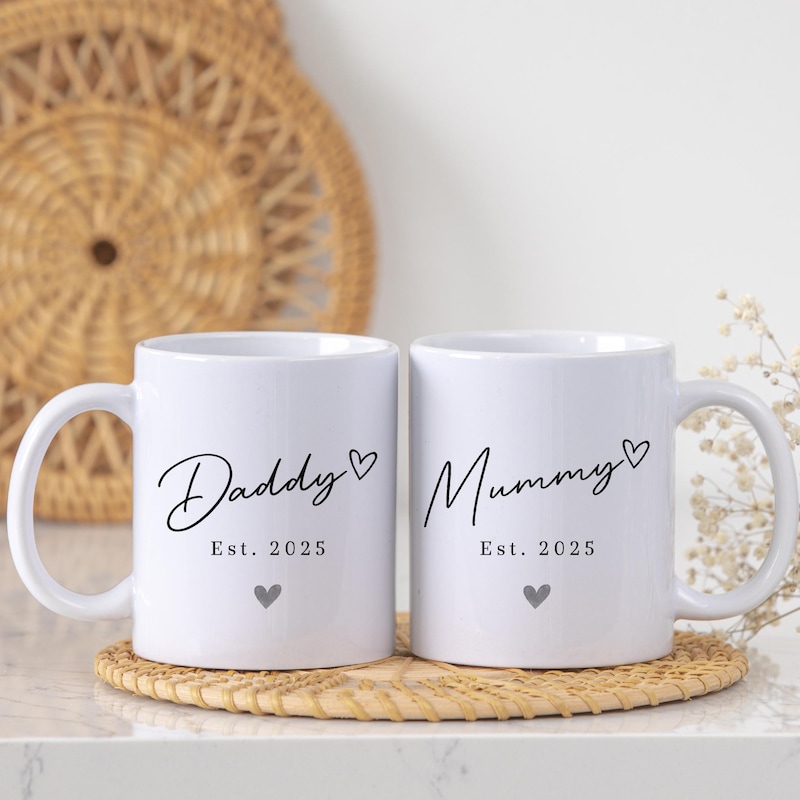 Mummy and Daddy Mug Sets - Etsy