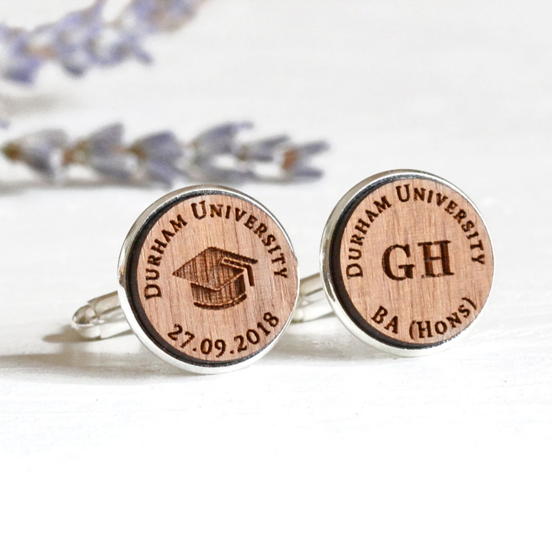 Graduation Cufflinks, Graduation Gift, Personalised Cufflinks ...