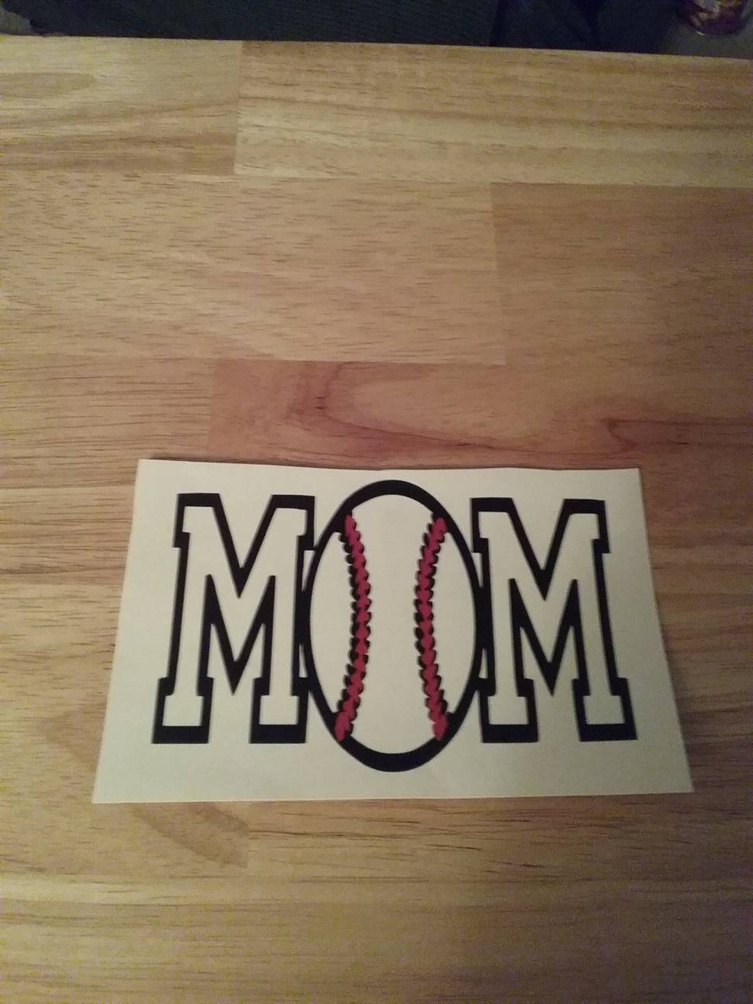Baseball Mom Decal - Etsy
