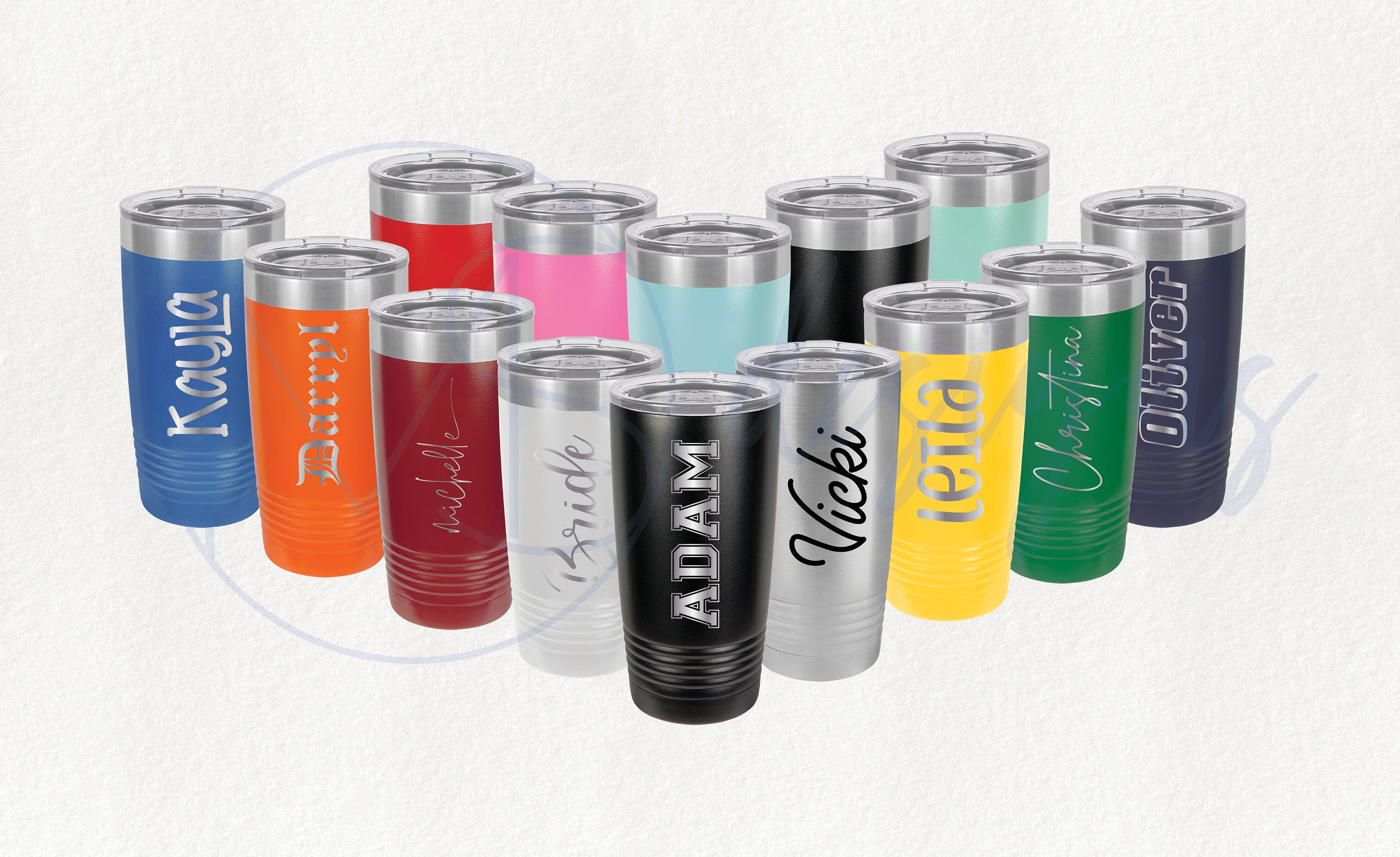 Custom Engraved 20oz Coffee Tumbler — MS Designs