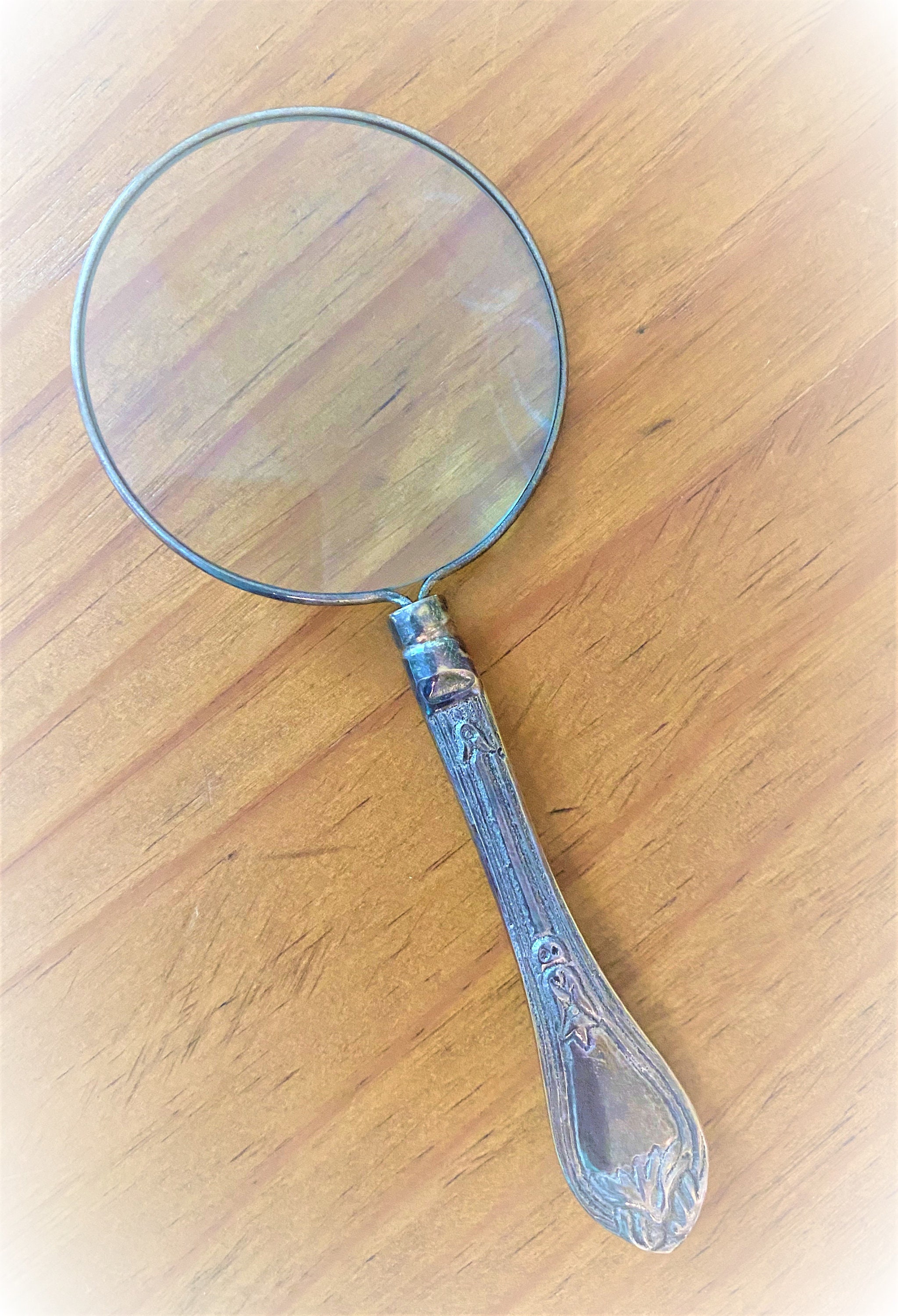 Antique Ornate Fancy Hand Held Magnifying Glass Etsy