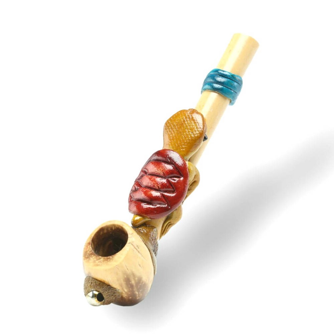 Turtle Smoking Pipe Smoking Pipe With Turtle Handmade Pipe - Etsy