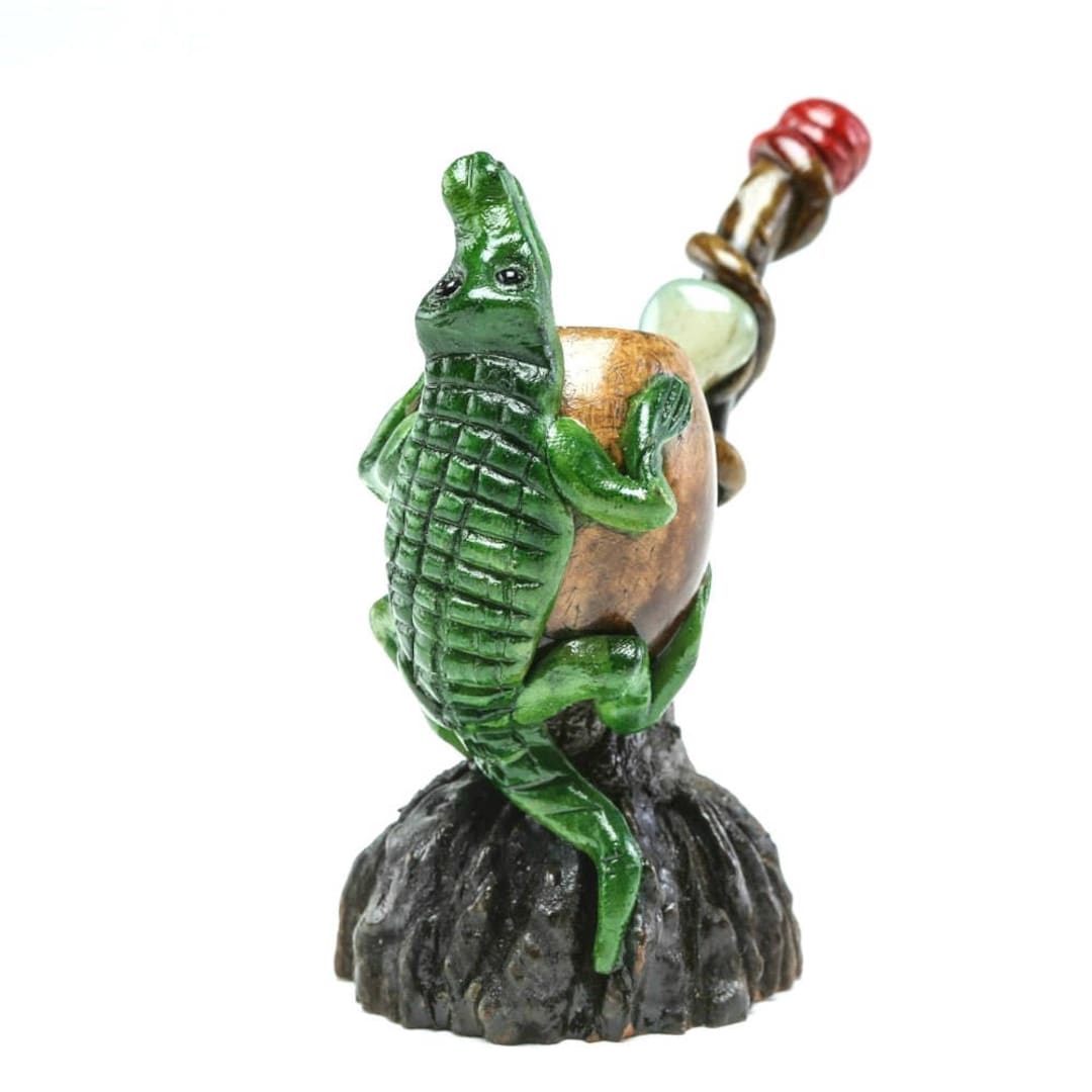 Crocodile Pipe | Smoking Bowl | Animal Pipe | Handmade Pipes Crafted in ...