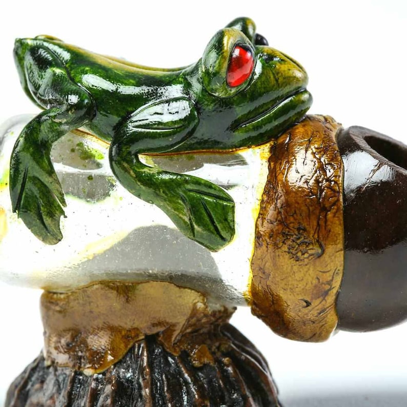 Smoking Pipes Hand Pipe Frog Glass Pipe Smoking Bowl - Etsy