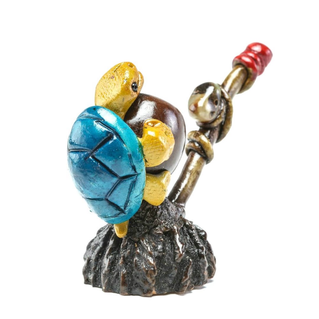 Turtle Smoking Pipe | Handmade Pipe | Smoking Bowl | Animal Pipe ...