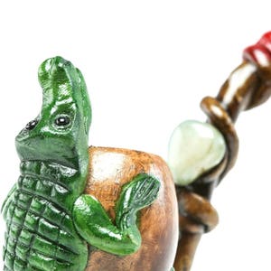 Crocodile Pipe | Smoking Bowl | Animal Pipe | Handmade Pipes Crafted in ...