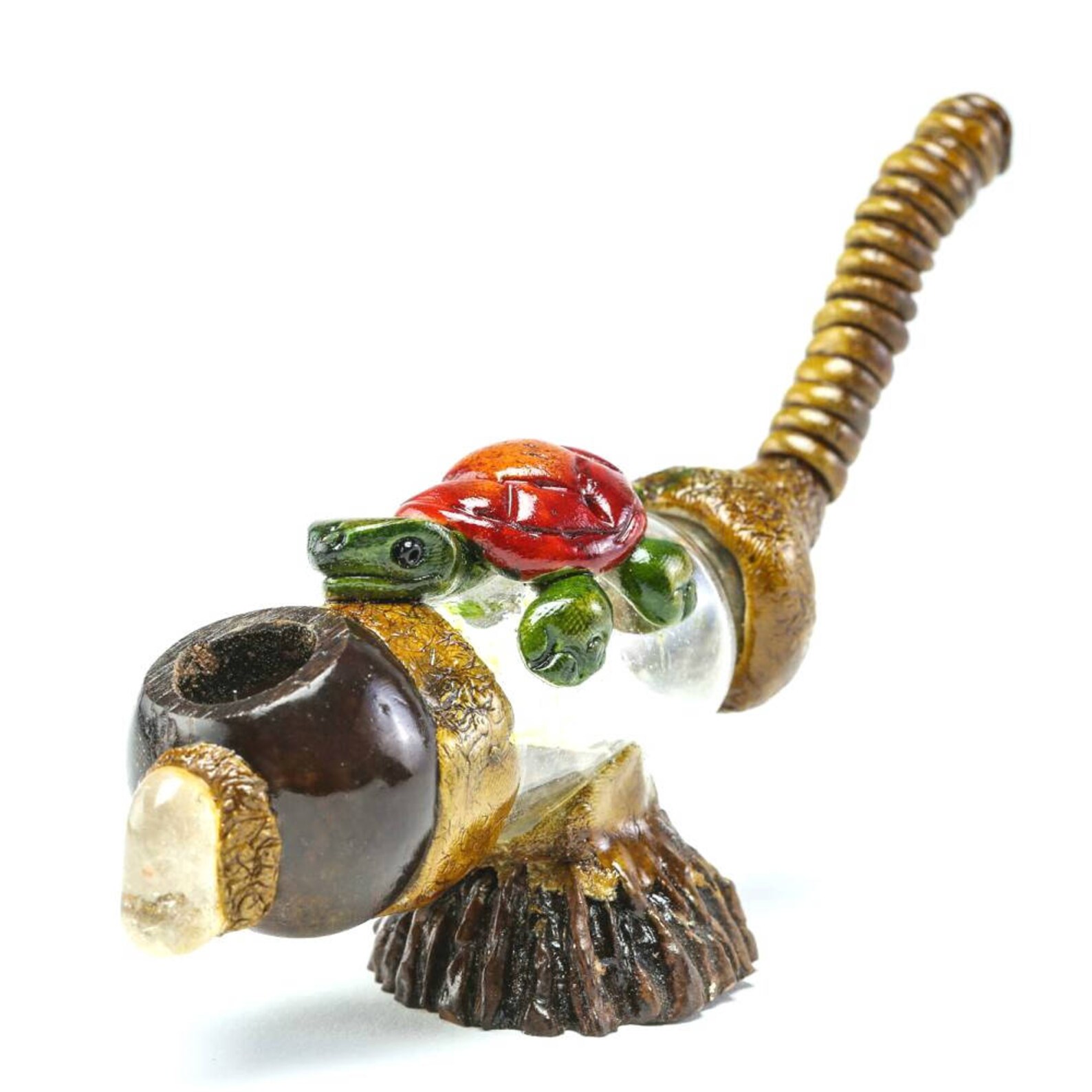 Turtle Glass Pipe Smoking Pipes Hand Pipe Smoking Bowl | Etsy