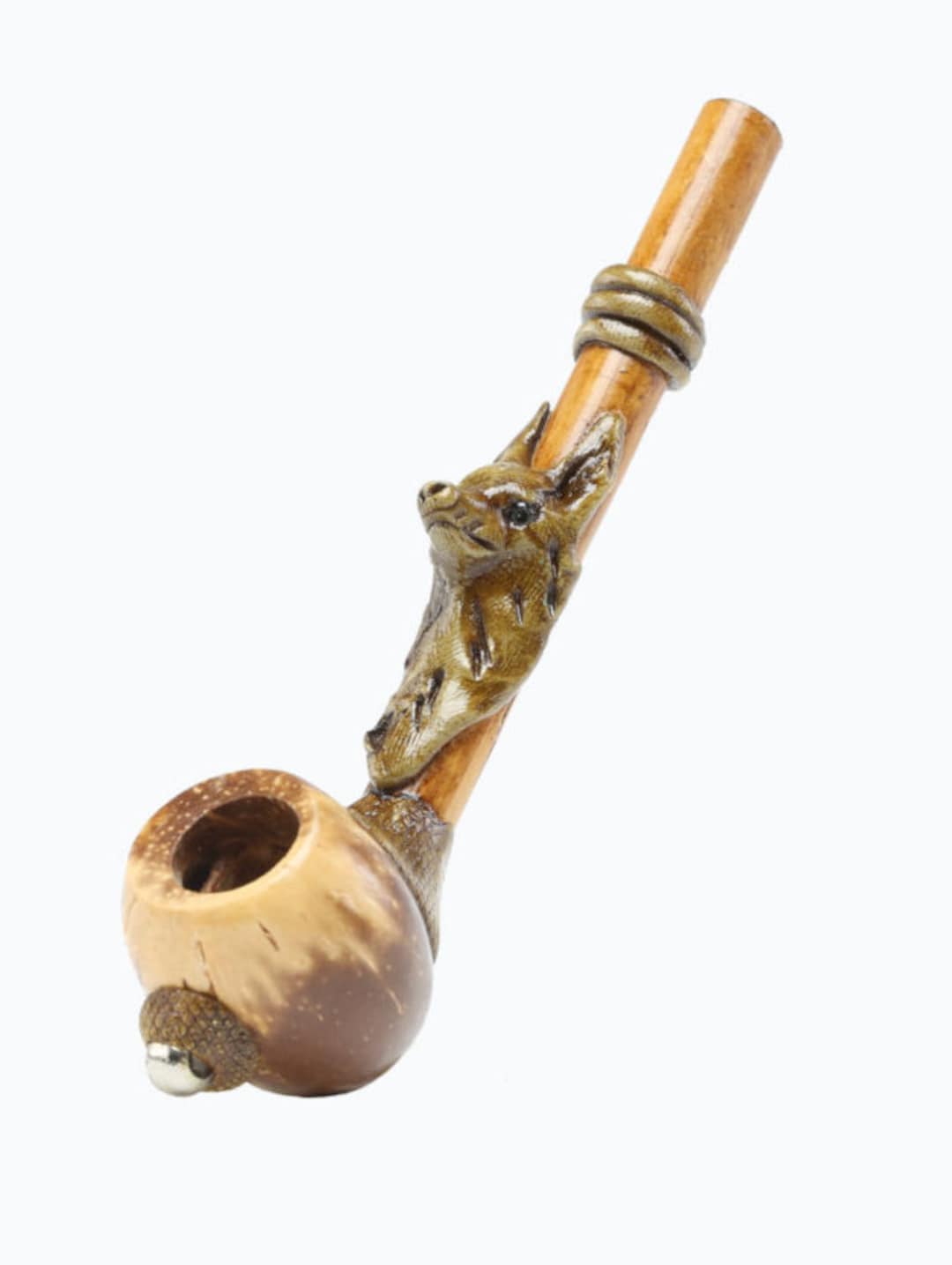 Fox Smoking Pipe | Bamboo Pipe | Hand Pipe | Animal Pipe | Spoon Pipe ...