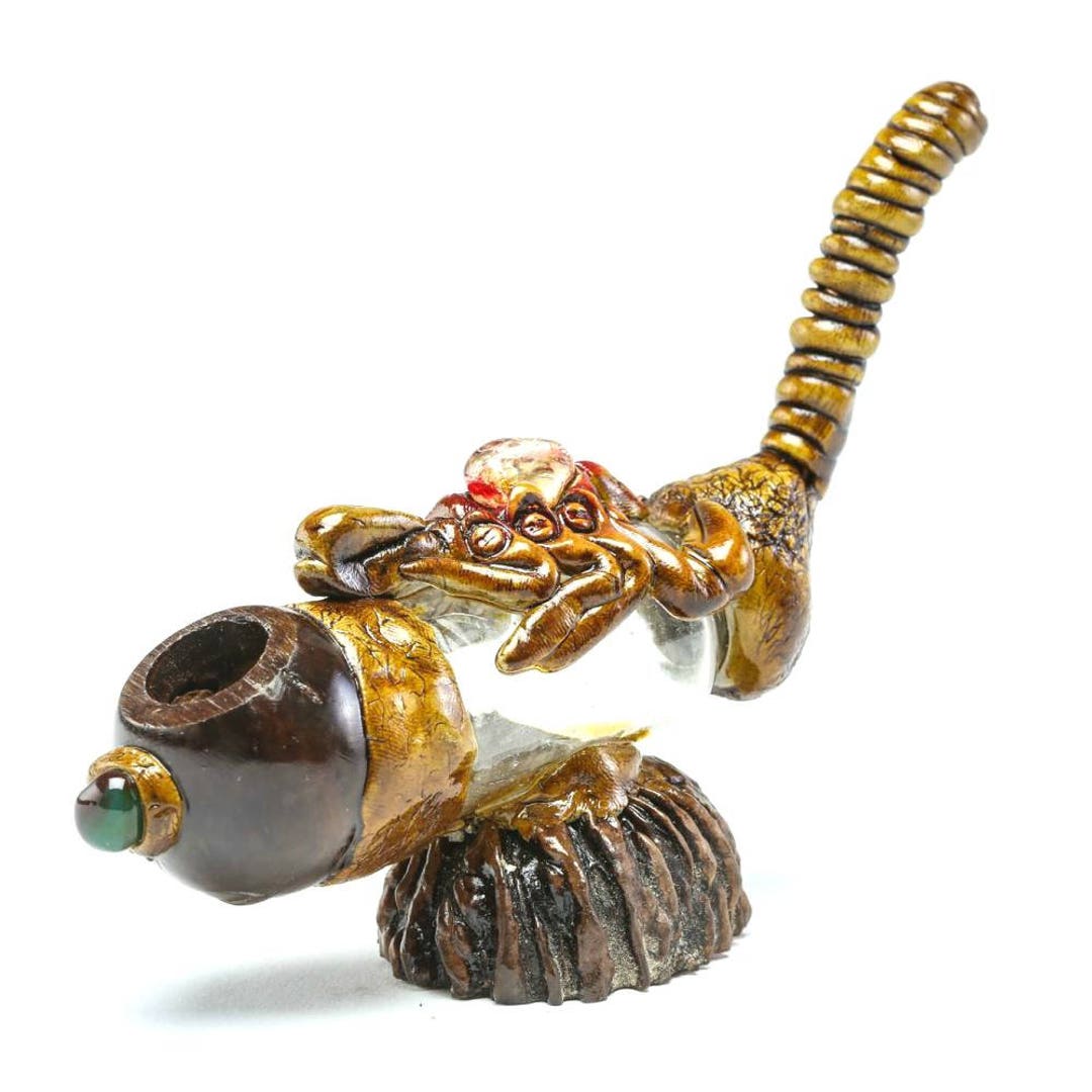 Scorpion Glass Pipe Smoking Pipe With Scorpion Handmade Pipe Smoking ...