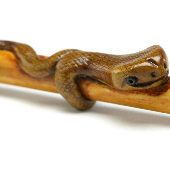 Snake Smoking Pipe Bamboo Pipe Spoon Pipe Handmade | Etsy