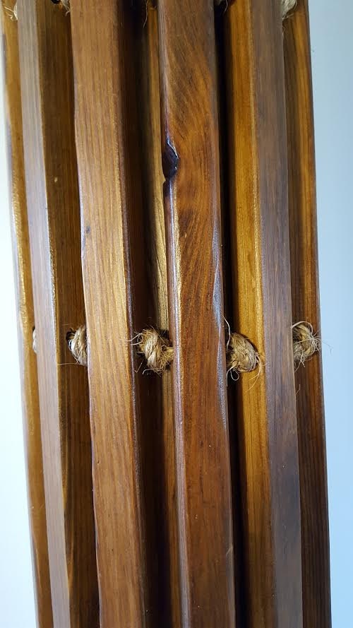 Meditation Mat, Roll up Ceder Mat, Bathroom Mat, Wooden Bathroom Mat ...