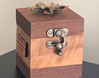 Two Tone Wood Box - Etsy