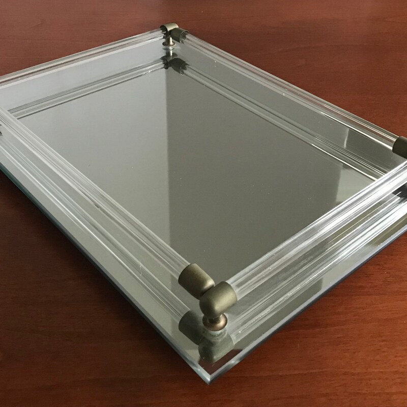 Mirrored Vanity Tray - Etsy