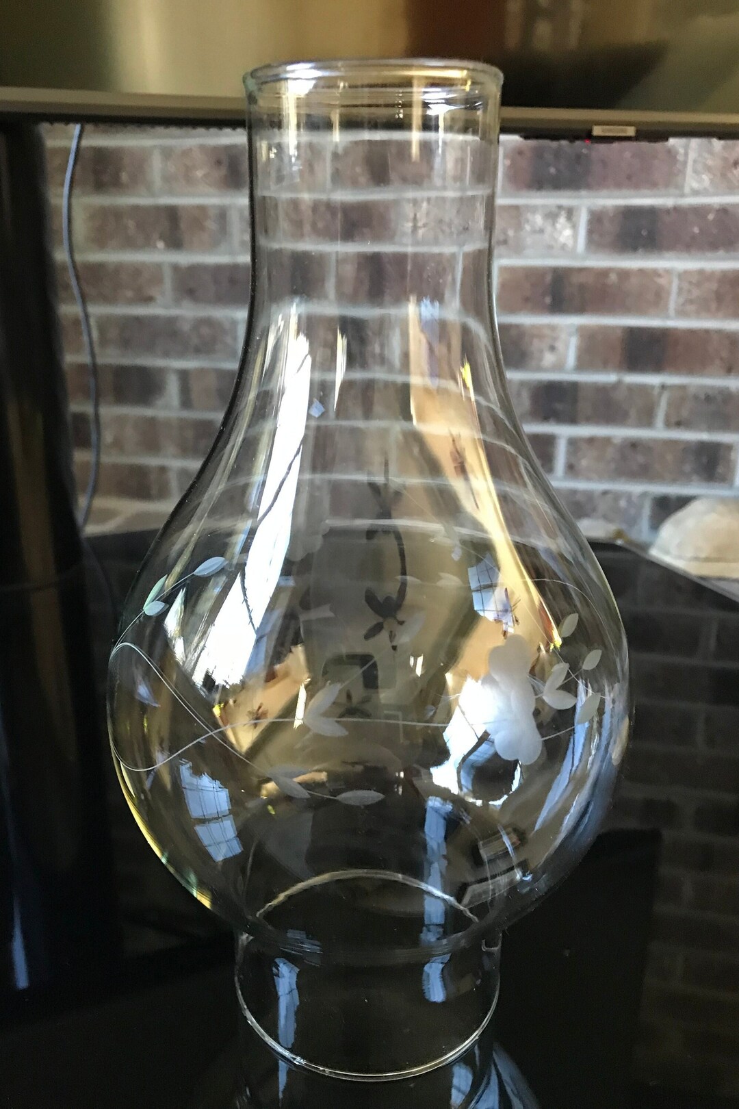 Princess House Hurricane Chimney Oil Lamp Shade 9 Hurricane Candle ...