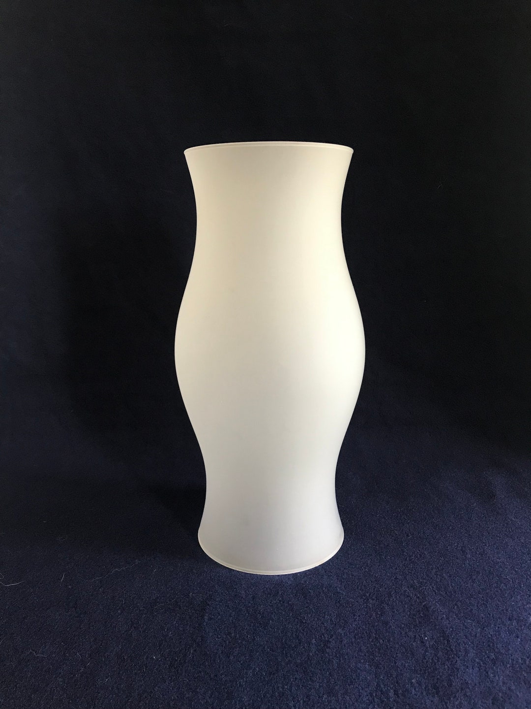 12' Frosted Hurricane Candle Shade Wide Belly Hurricane 4.5 Inch Open ...