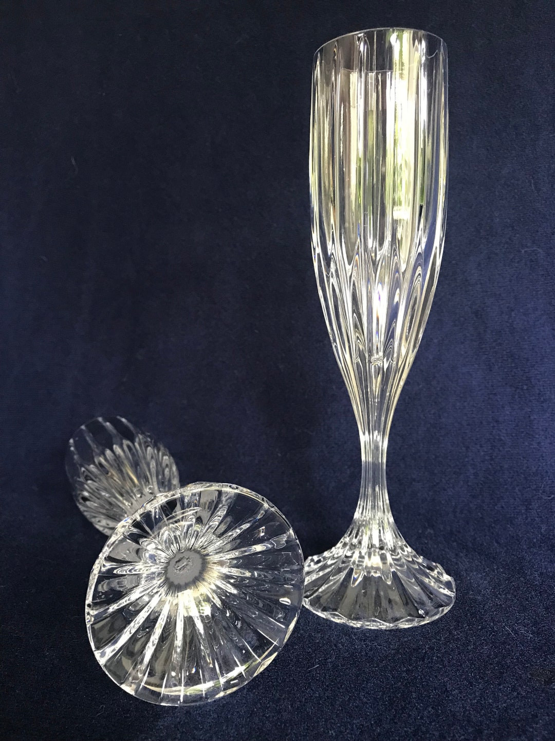 Mikasa Park Lane Fluted Champagne Glass Wedding Toasting Flute Straight ...